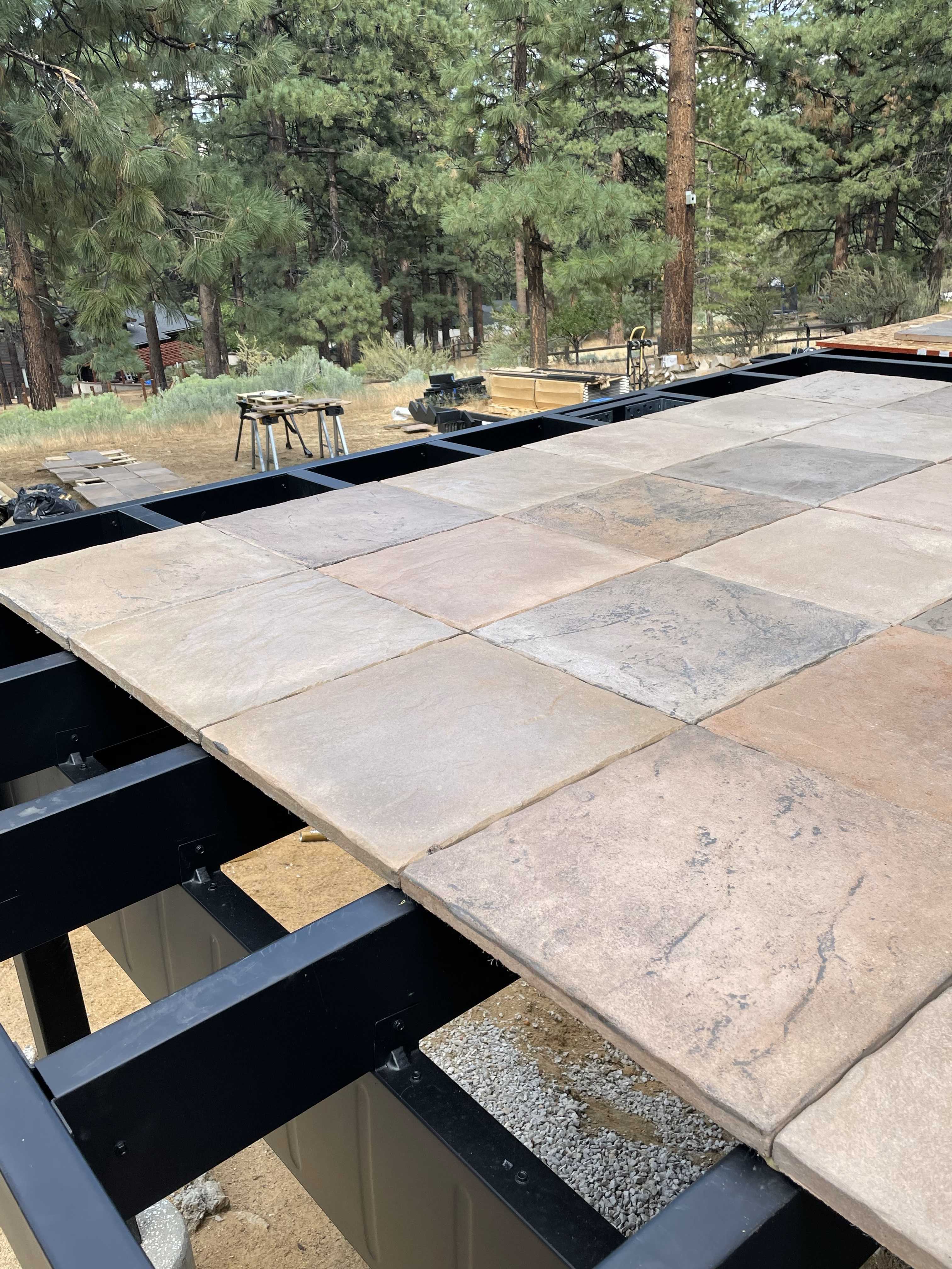 Steel Or Aluminum Framing Install Method with DekTek Tile's Concrete Deck Tiles | DekTekTile ...